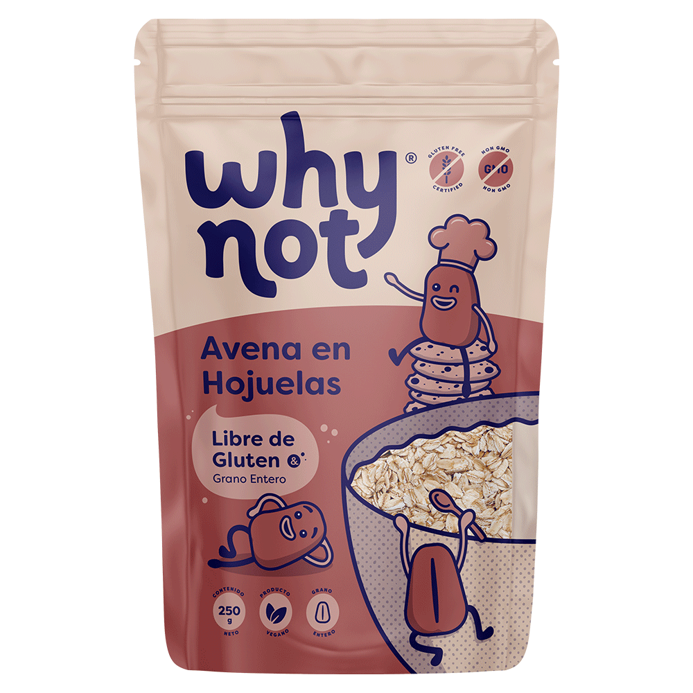 AVENA WHY NOT HOJUELA S/GLUTEN 250g - Olímpica