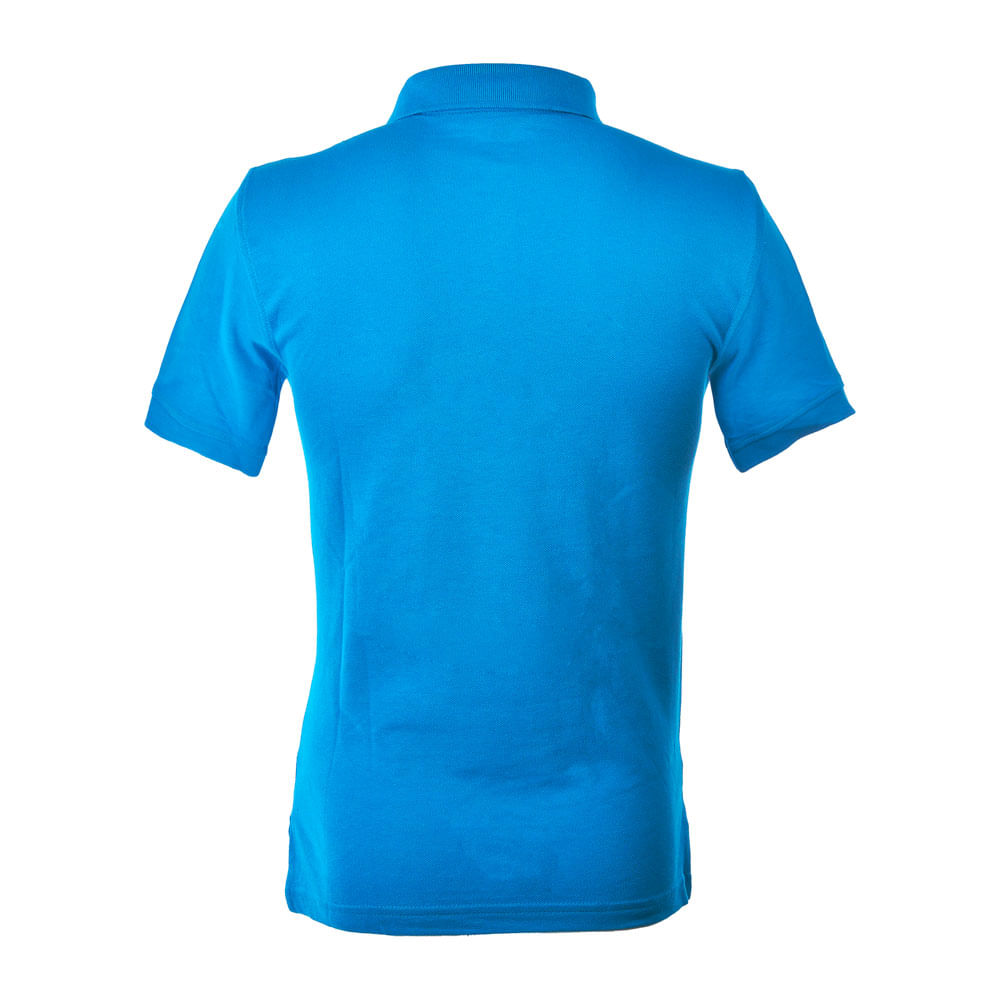 CAMISETA TIPO POLO DAKOTA TURQUESA TALLA S - Olímpica