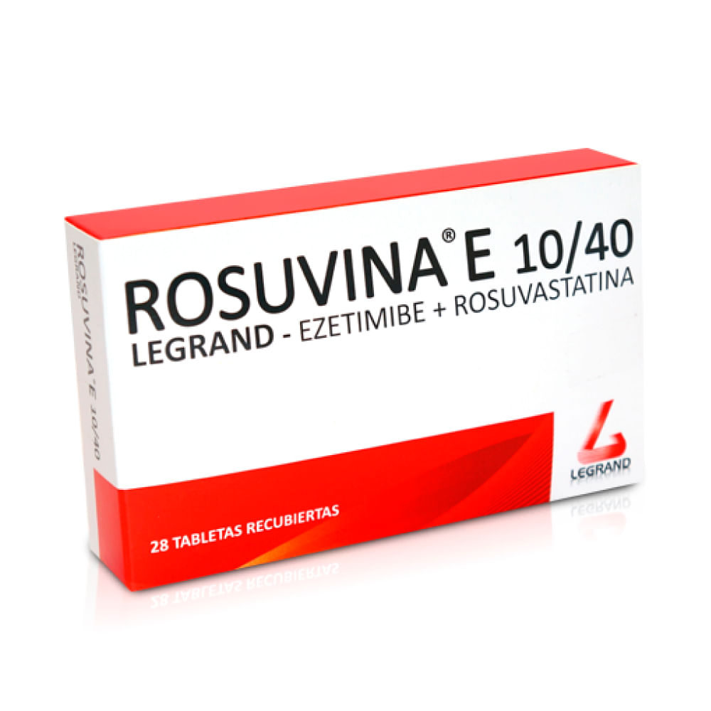 ROSUVINA E 10/40 MG CJ X 28 TAB - Olímpica