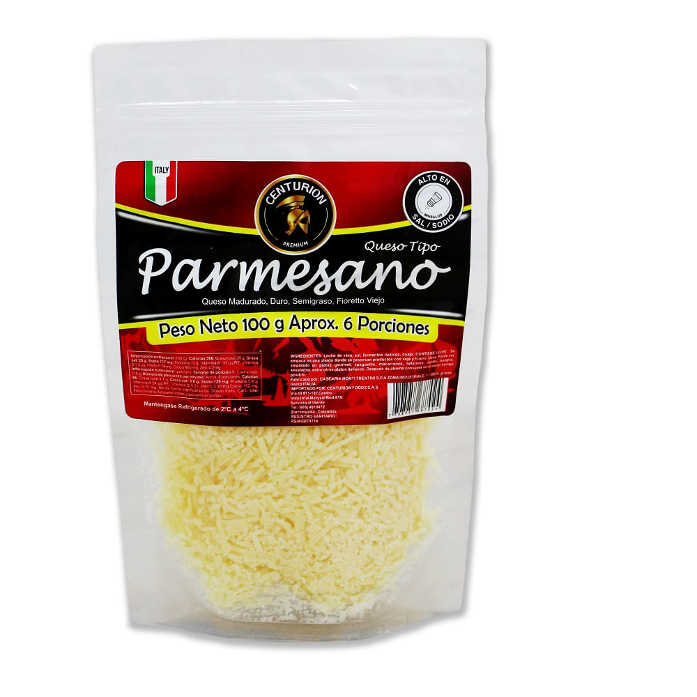 QSO CENTURION TIPO PARMESANO 100g - Olímpica