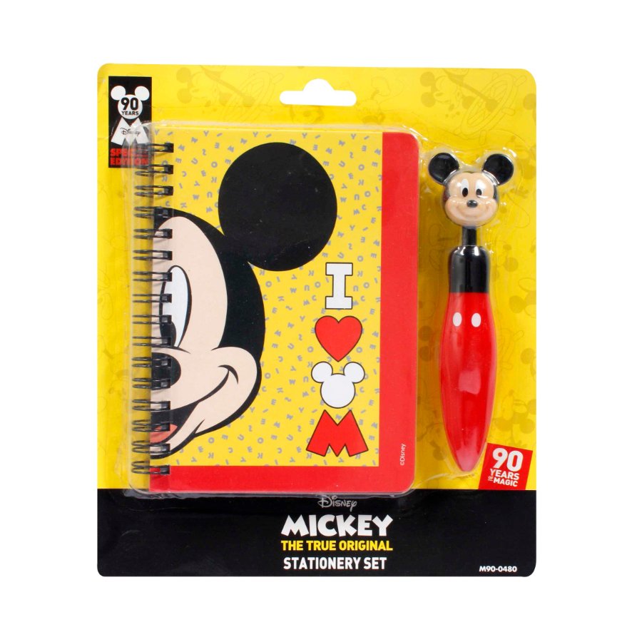 Set Libreta Toyng Minlapiz Mickey 2 Pz Olímpica