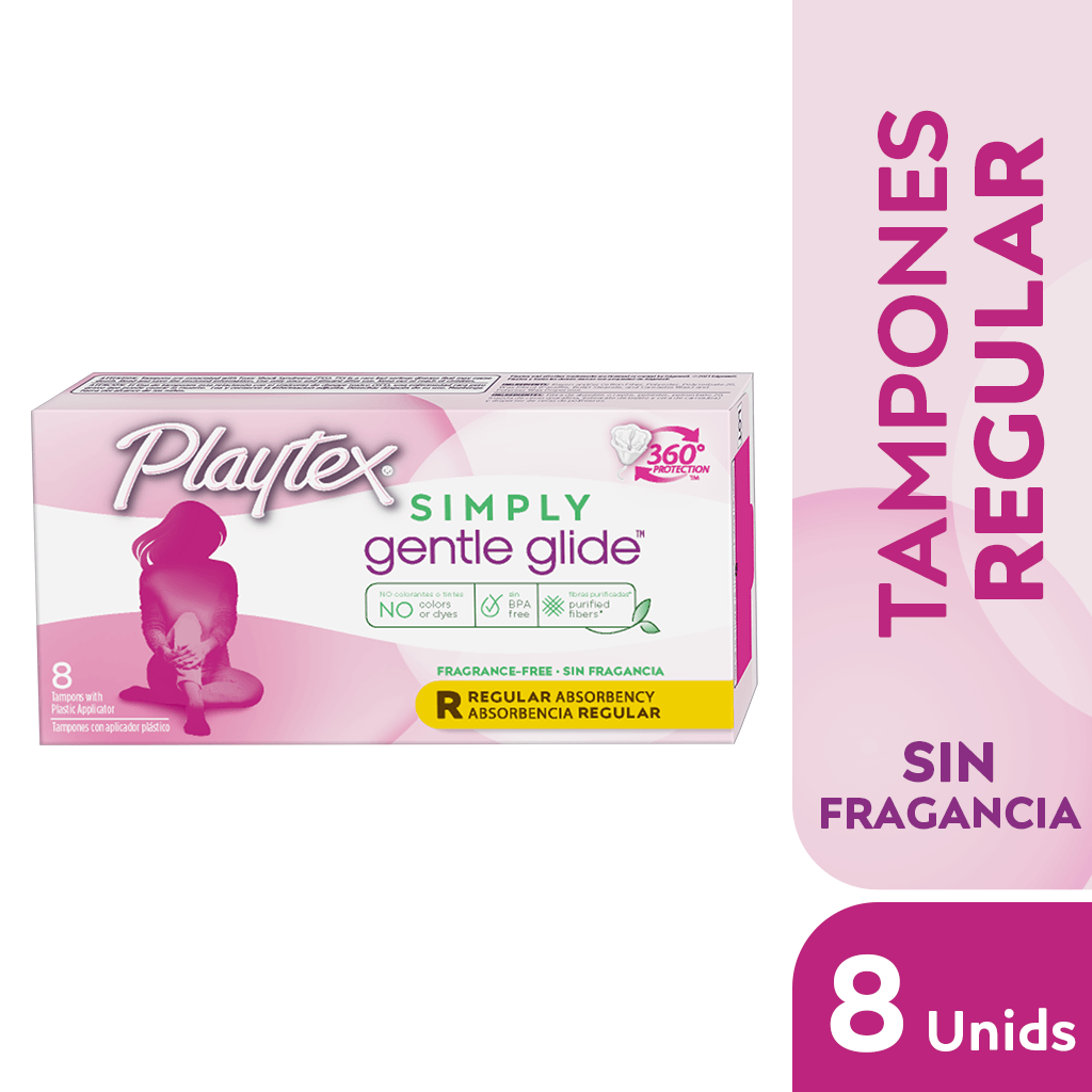 TAMPON PLAYTEX REGULAR SIMPLY GG X8 un - Olímpica