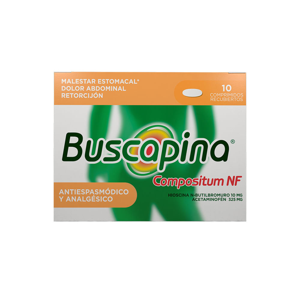 BUSCAPINA COMP 10/325 MG CJ X 10 TAB - Olímpica