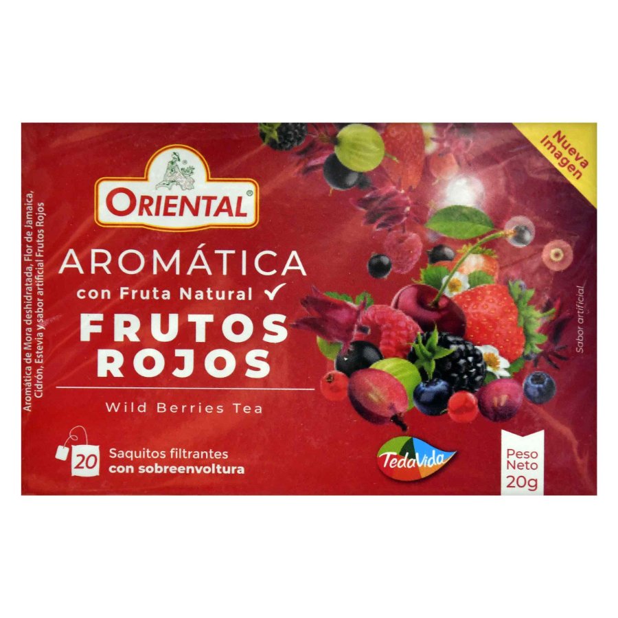 TE ORIENTAL FRUT ROJ 20 g - Olímpica