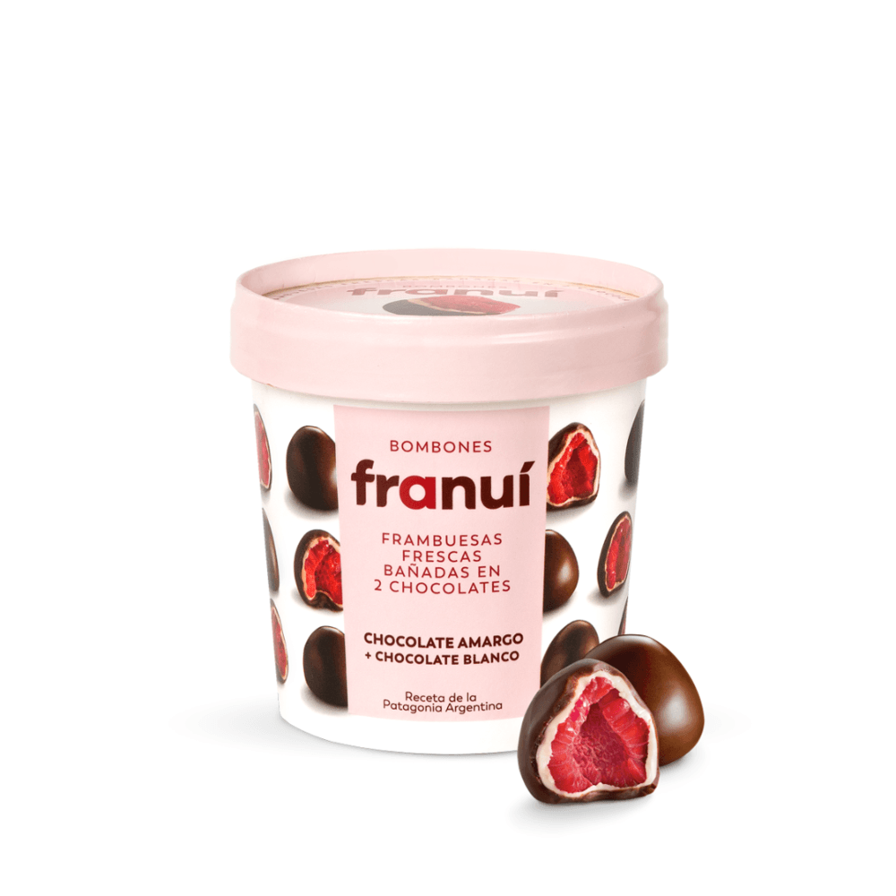 CHOC FRANUI FRAMB CHOC NEG 150g - Olímpica