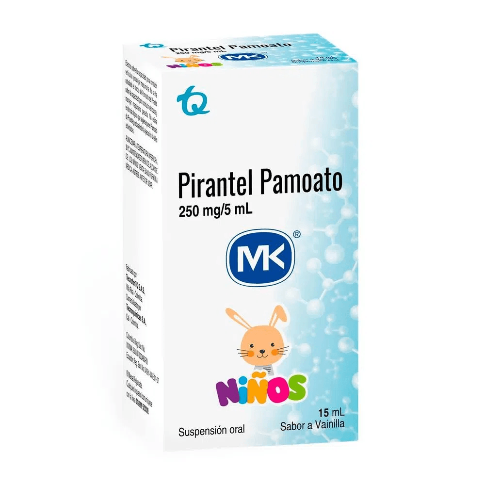 PIRANTEL 250MG/5ML SUSP ORAL X 15 ML MK - Olímpica