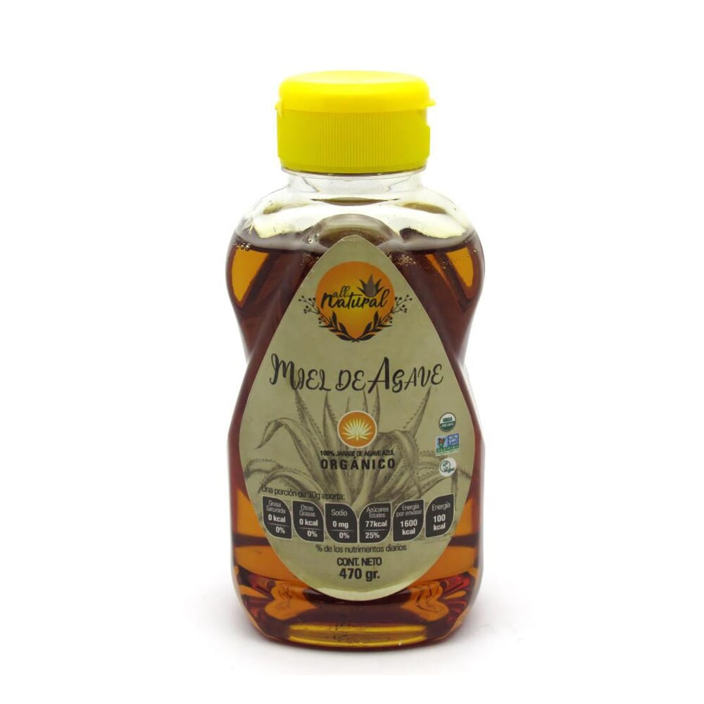 MIEL AGAVE ALL NATURAL ORG 470 g - Olímpica