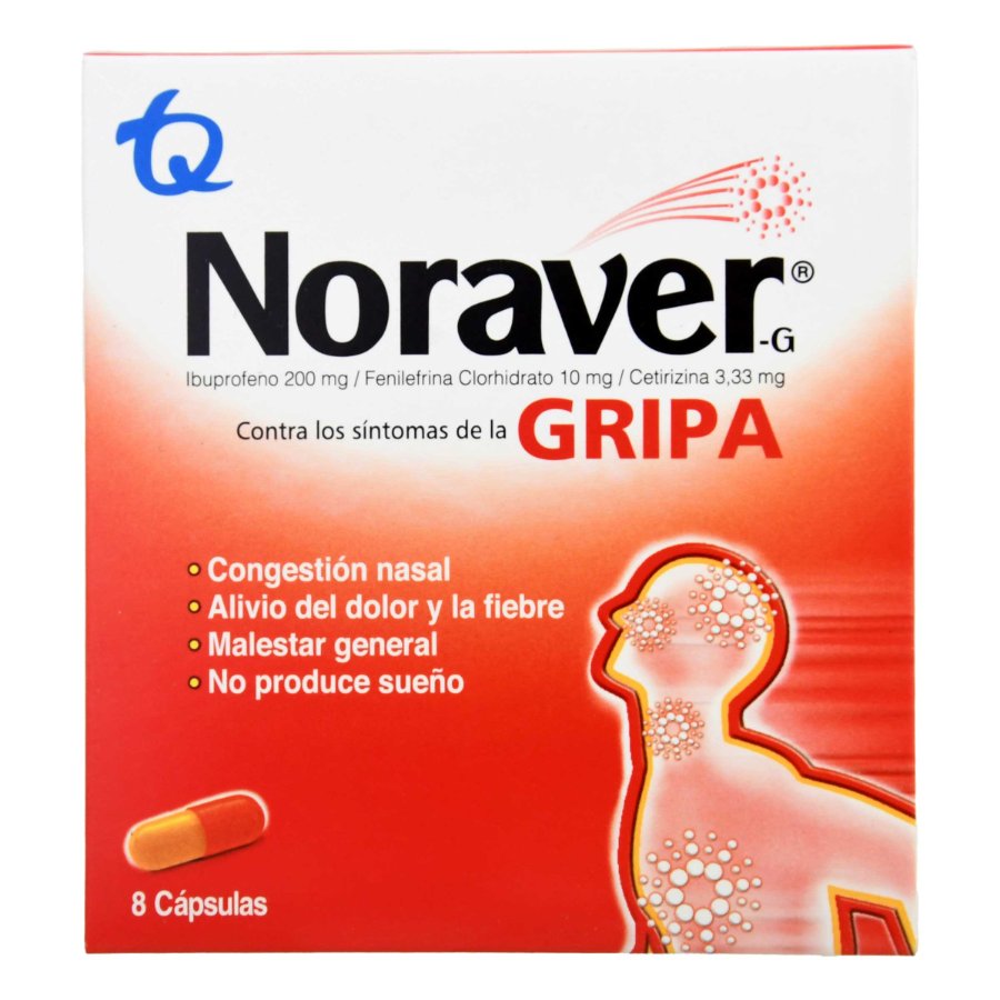 NORAVER GRIPA CJ X 8 CAP - Olímpica