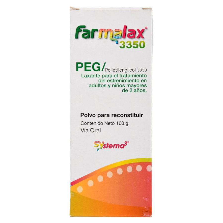 FARMALAX PEG 3350 POLVO FCO X 160 GR - Olímpica