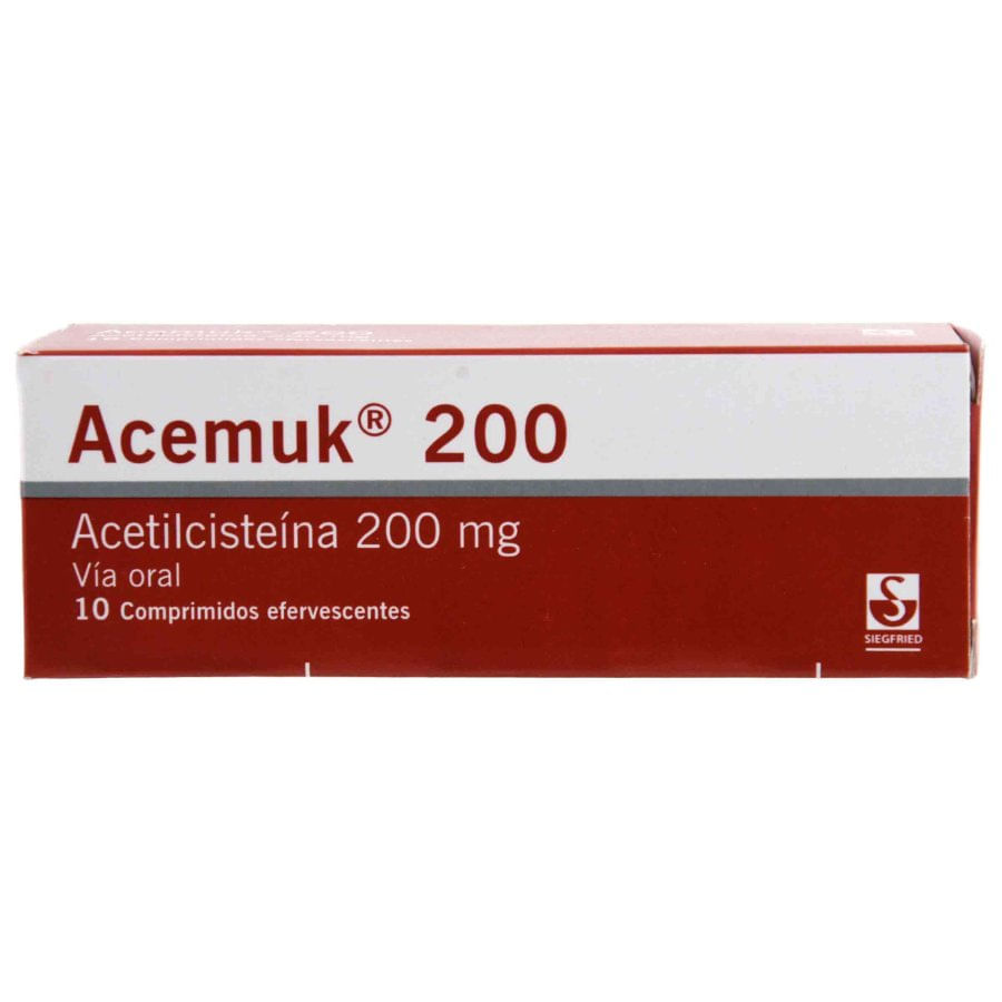 ACEMUK 200 MG CJ X 10 COMP EFERV - Olímpica