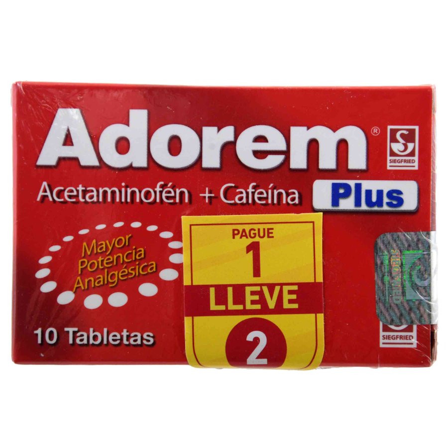 ADOREM PLUS CJ X 10 TAB PAGUE 1 LLEVE 2 - Olímpica
