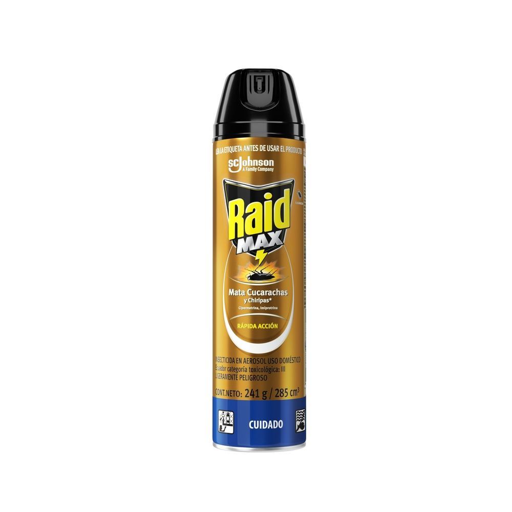 Insecticida Raid Aerosol Mata Cucarachas 285ml - Olímpica