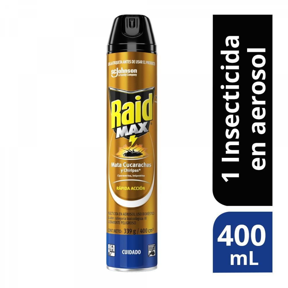 Insecticida Raid Mata Cucarachas 400ml - Olímpica