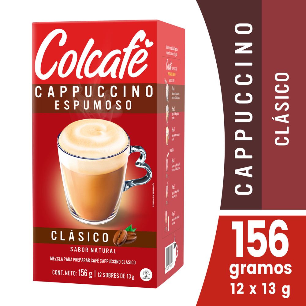 CAFE COLCAFE CAPUCHI CLASIC NAT 13g X6SB - Olímpica