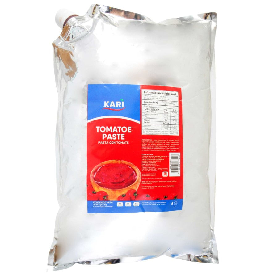 PASTA TOMATE KARI 3 kg MAT PRIM - Olímpica