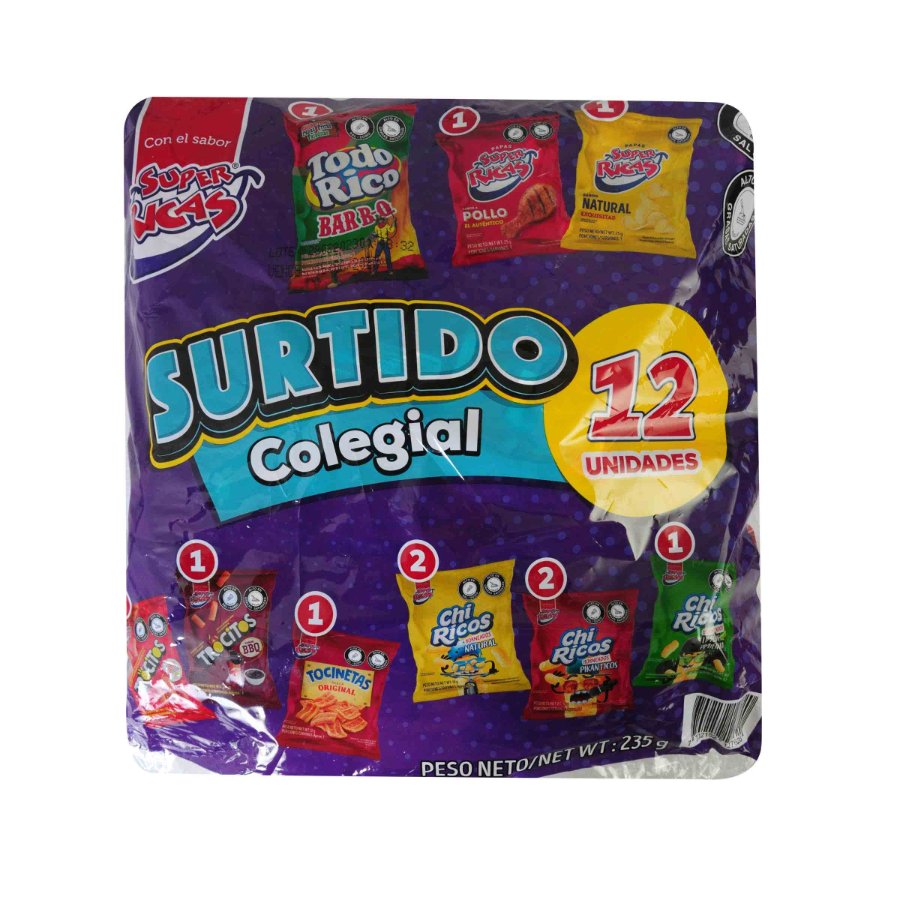 PASABOCA SUPER RICAS STDO COLEGIAL 235g - Olímpica