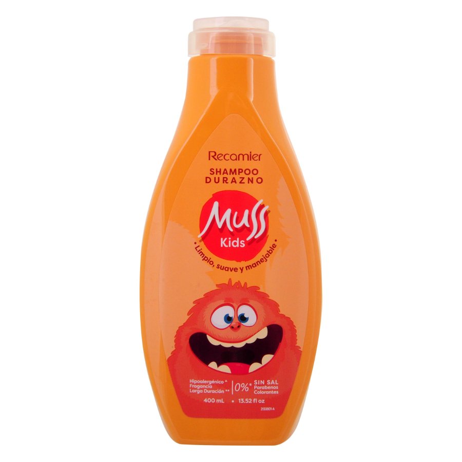 SHAMP MUSS KIDS DURAZNO 400ML - Olímpica