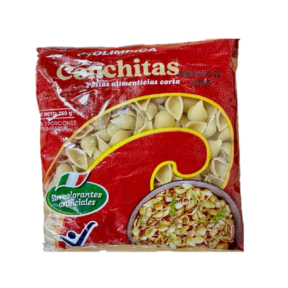 PASTA CONCHA OLIMPICA 250g - Olímpica