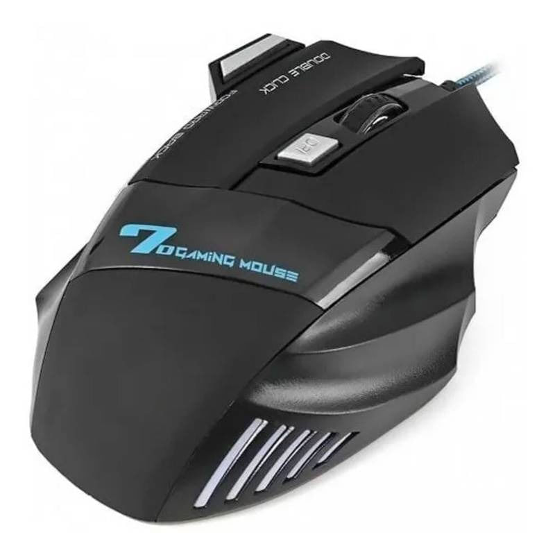 Mouse Gamer RGB T6 7 Botones DPI - Olímpica