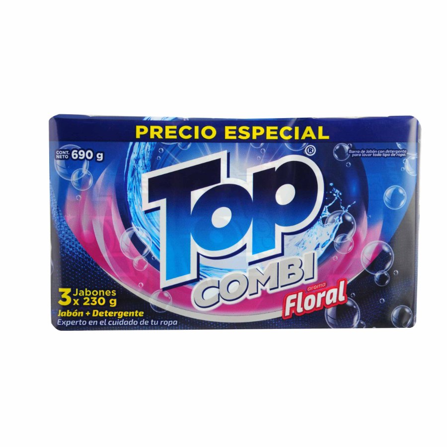 JAB TOP COMBI FLORAL 230g X3 - Olímpica