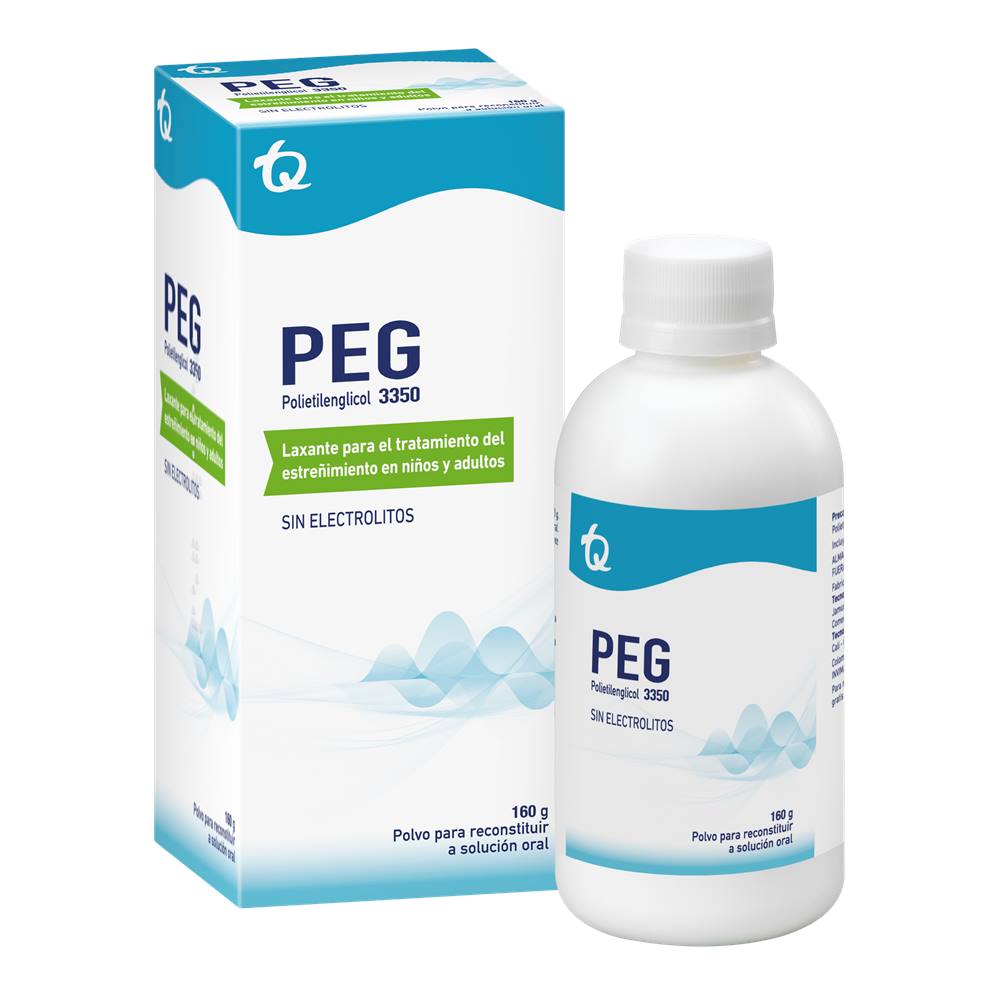 PEG 3350 POLVO SUSP ORAL FCO X 160 GR - Olímpica