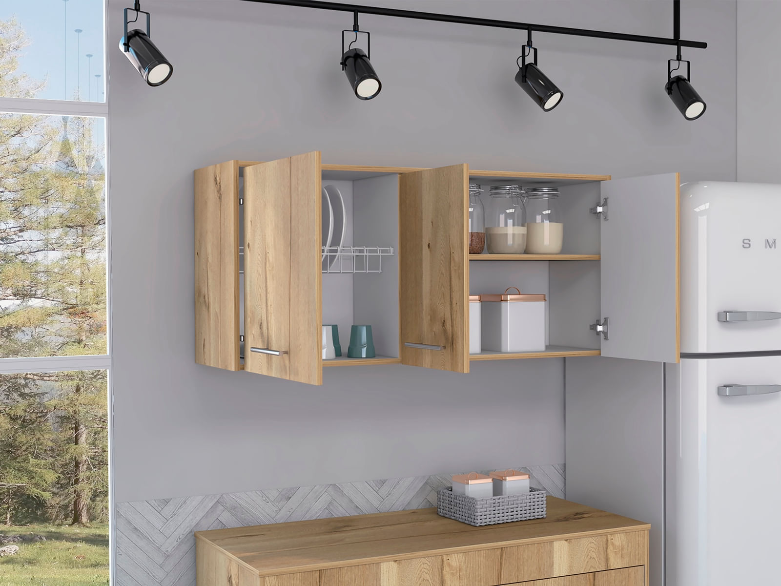 Modulo Superior 120 Cocina Orion RTA Blanco Duna - Olímpica