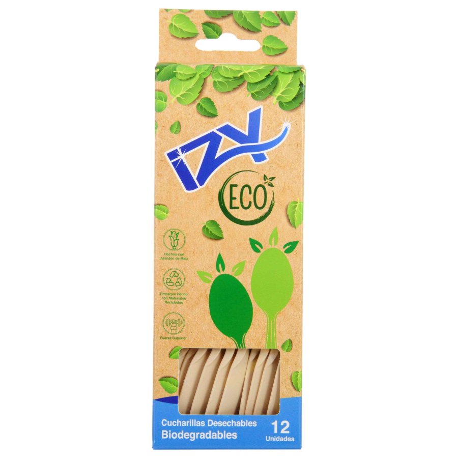 CUCHARAS IZY ECO BIODEGRA 12UN - Olímpica