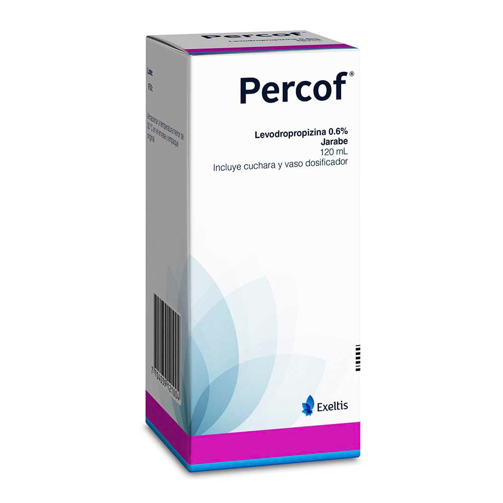 PERCOF 0.6% JARABE FRASCO X 120 MILILITROS - Olímpica