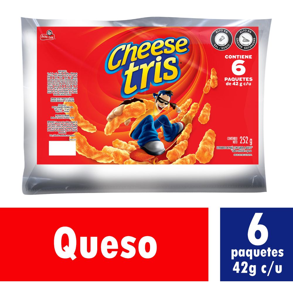 Aprovecha Snack Cheese Tris 42g x6 Unds ¡Deliciosos! - Olímpica