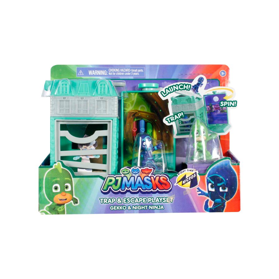 PJ MASKS SET JUEGO TRAMPA Y ESCAPE - Olímpica