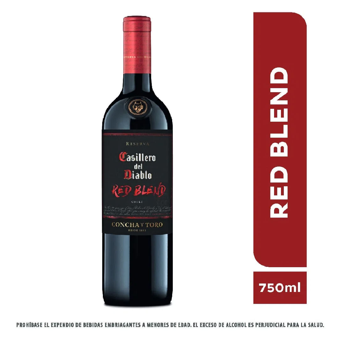 VINO CASILLERO DIABLO RED BLEND 750ML - Olímpica