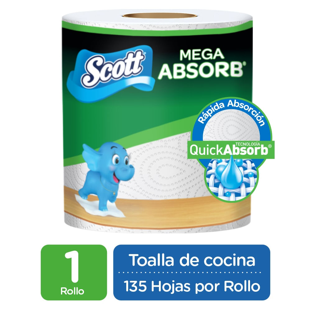 TOALLA COC SCOTT PAPEL X1un - Olímpica