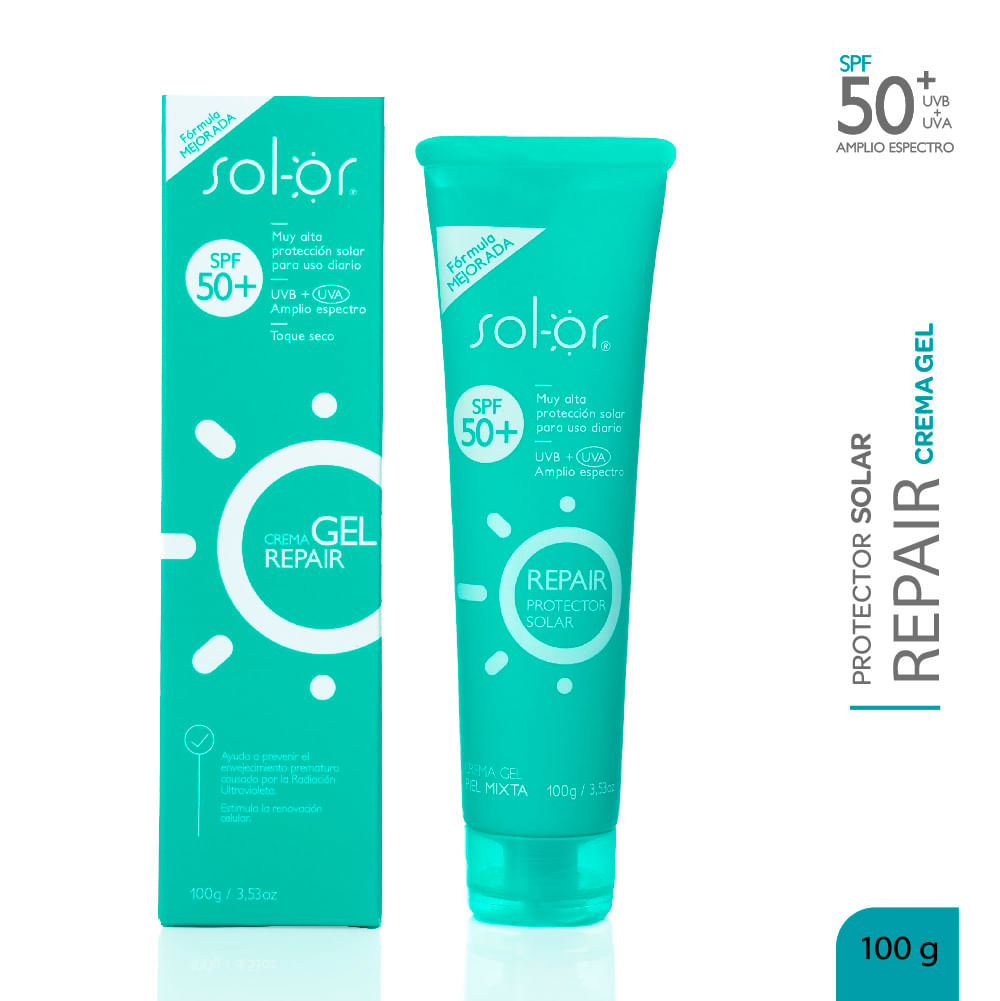 SOL-OR REPAIR SPF 50 TUBO X 100 GRAMOS - Olímpica