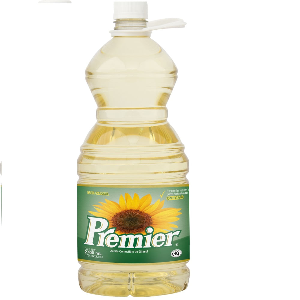 Aceite Premier de Girasol x 2700 ml - Ideal para Freír - Olímpica