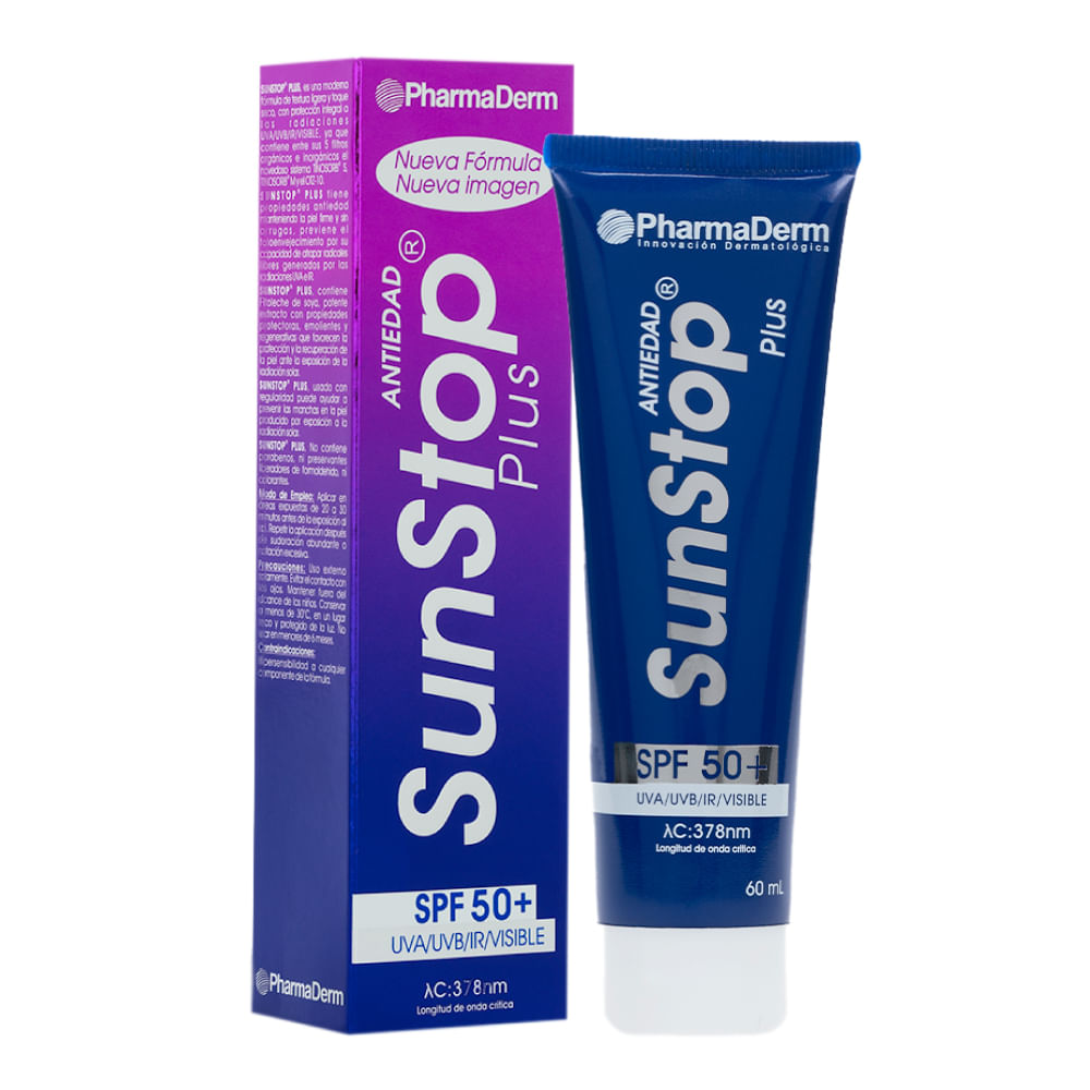SUNSTOP PLUS SPF50 X 60 ML - Olímpica