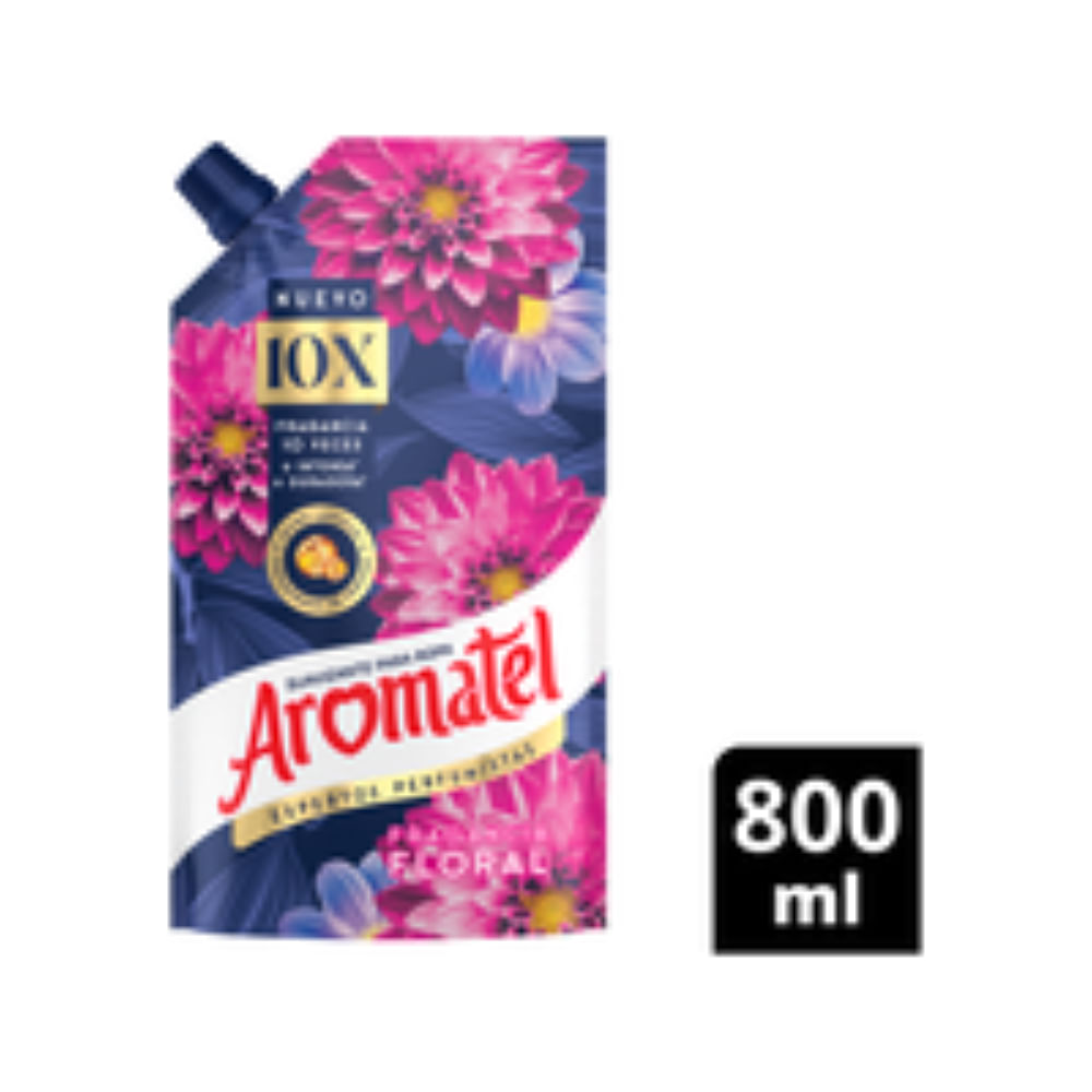 Suavizante Aromatel Floral Doypack 10x más Fragancia X800ml - Olímpica