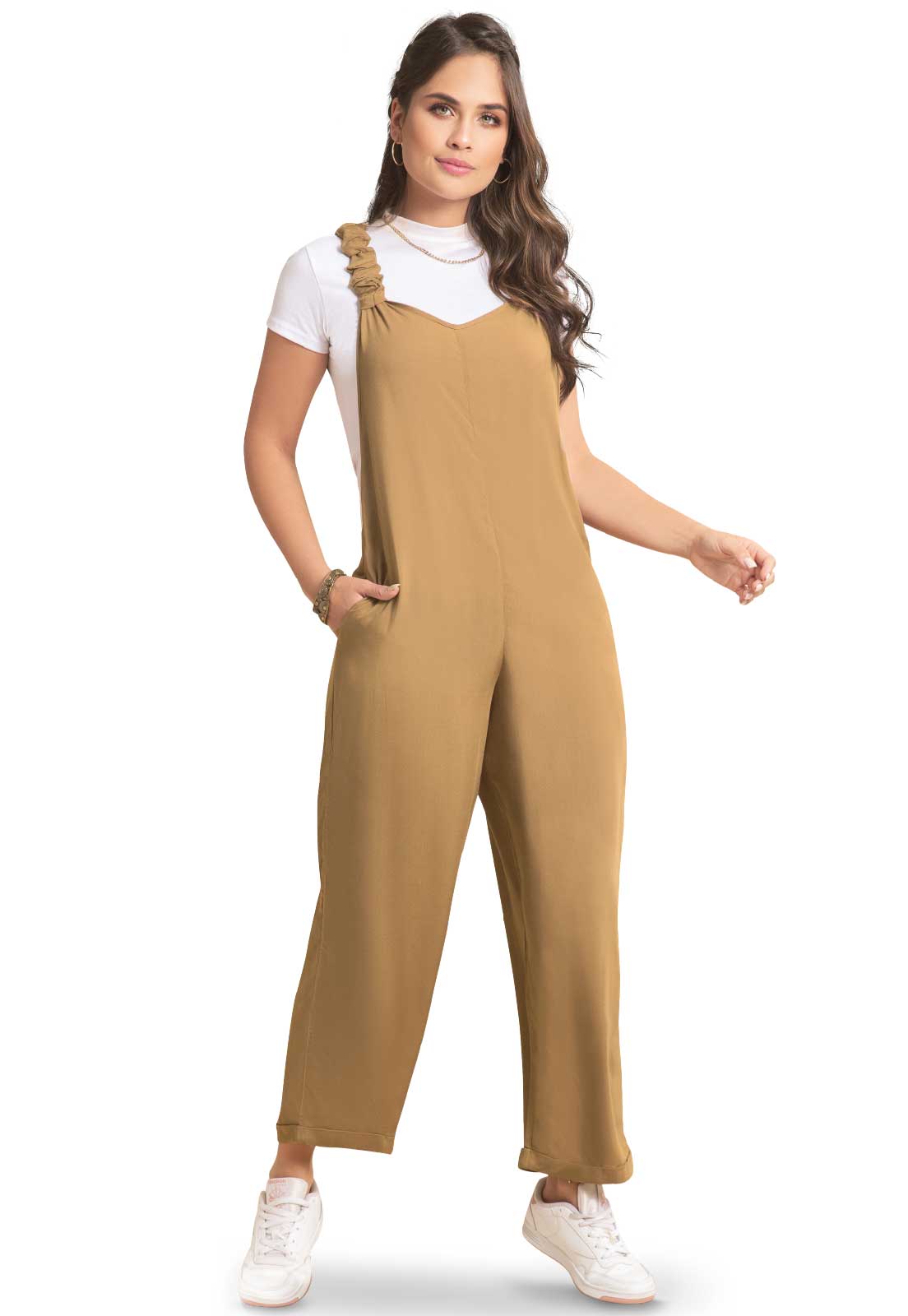 Overall Largo Mujer Marrón Atypical 79005 - Olímpica