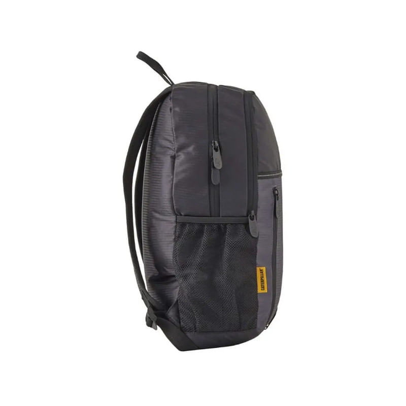Morral Caterpillar Road Strip Color Negro - Olímpica