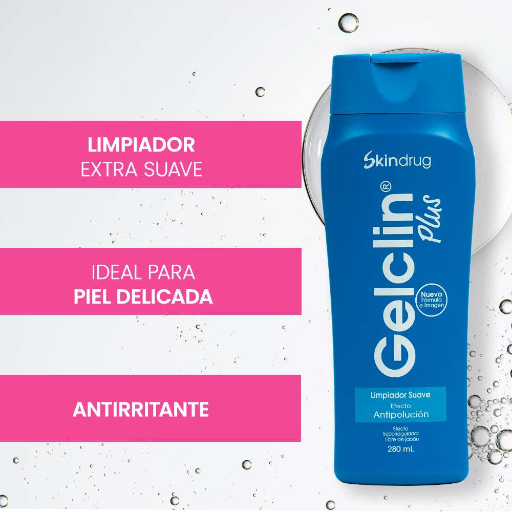 Limpiador Suave para Piel Grasa Gelclin Plus en Oferta - Olímpica