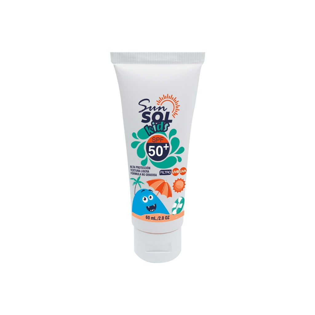 SUNSOL KIDS SPF 50 TUBO X 60ML - Olímpica