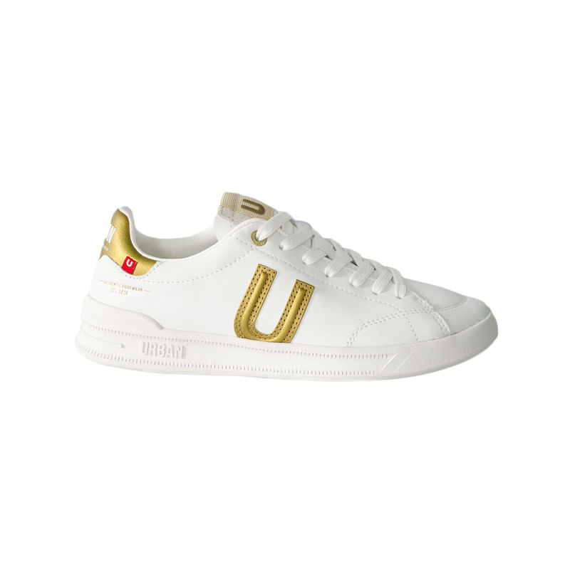 Tenis Urban UM125/WHGD Color Blanco Dorado - Olímpica