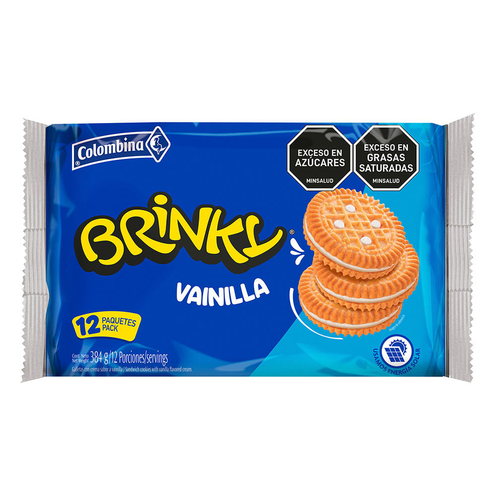 GALLETA BRINKY VAINILL 384g - Olímpica