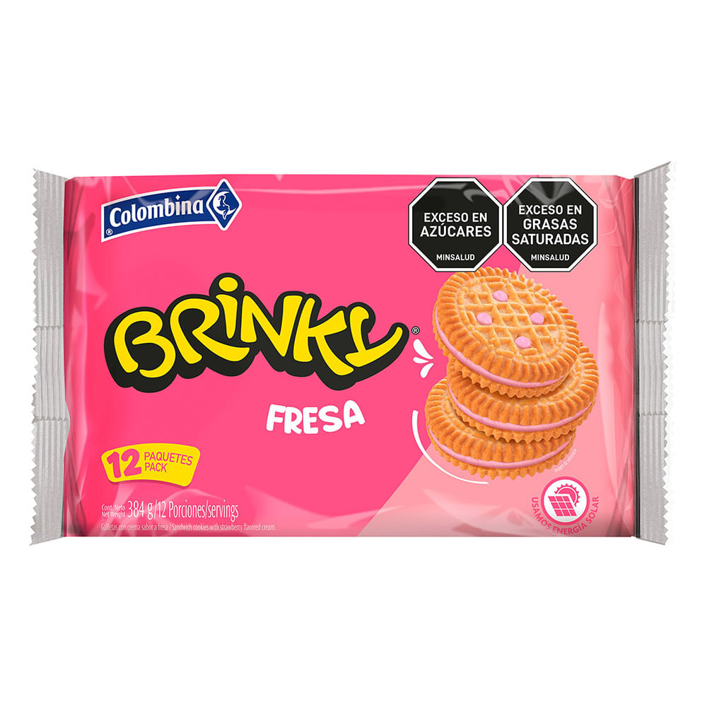 GALLETA BRINKY FRESA 384g - Olímpica