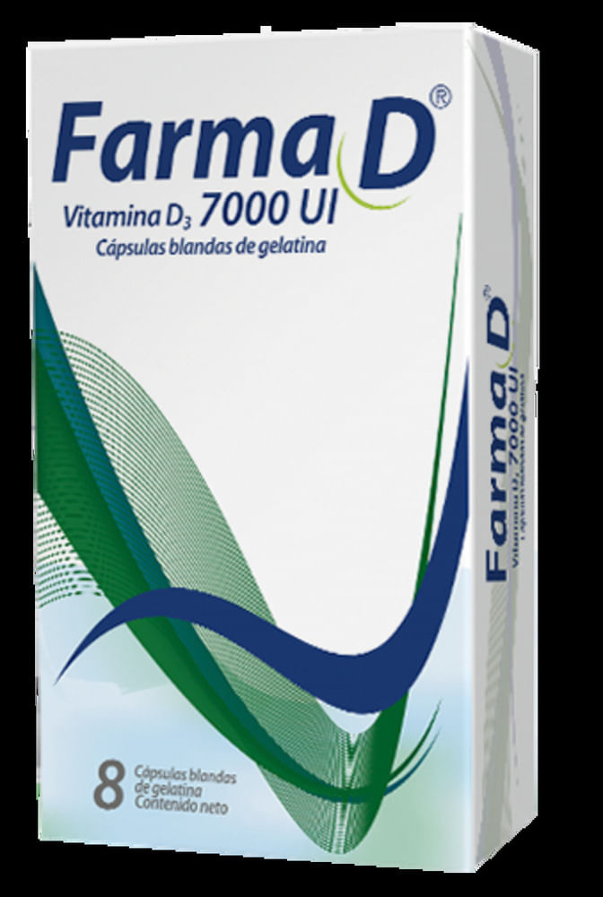 FARMA D 7000 UI CAJA X 8 CÁPSULA - Olímpica