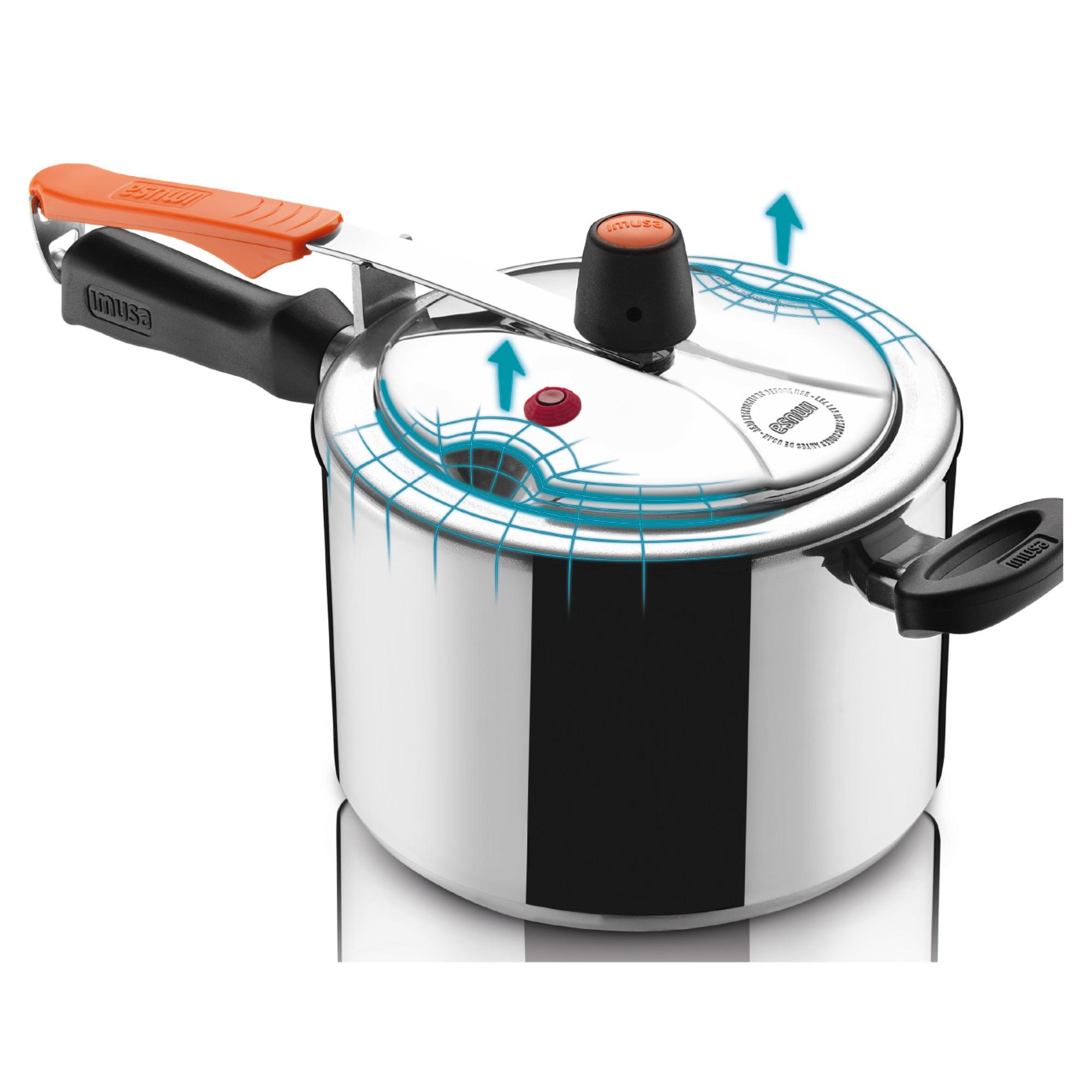 Aprovecha: Olla IMUSA a presión 7L Securyplus - Olímpica