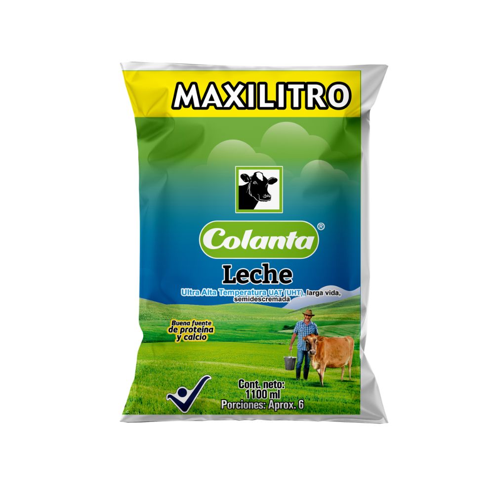 LECHE UHT COLANTA SEMIDESCR BSA 1.1 L - Olímpica