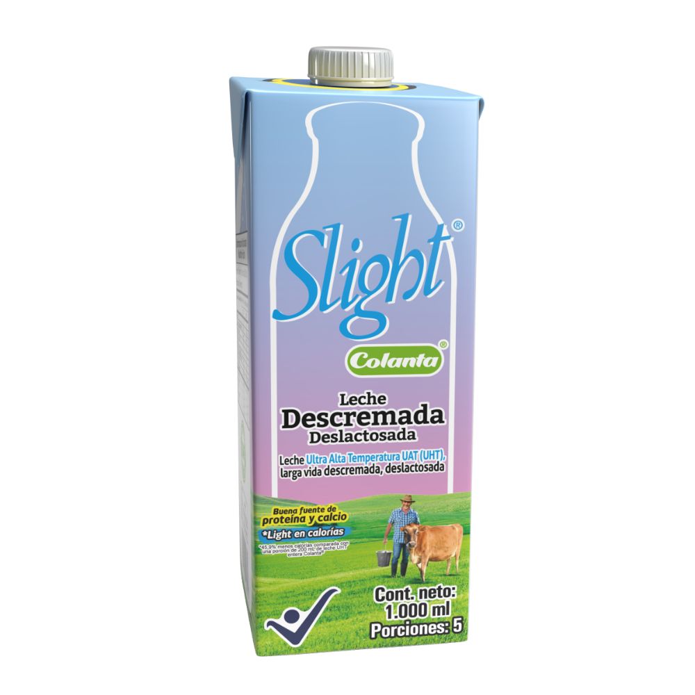 LECHE COLANTA SLIGHT DESCREM TETR 1000ML - Olímpica