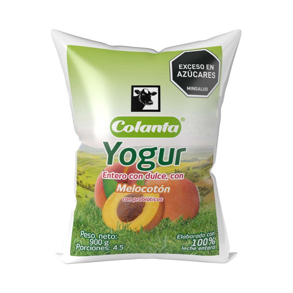 YOGUR COLANTA ENT 900g, MELOC - Olímpica