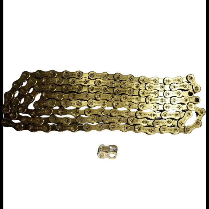 Cadenilla GW 1/2*11/128 118l Sx11 Dorada 11 Velocidades - Olímpica