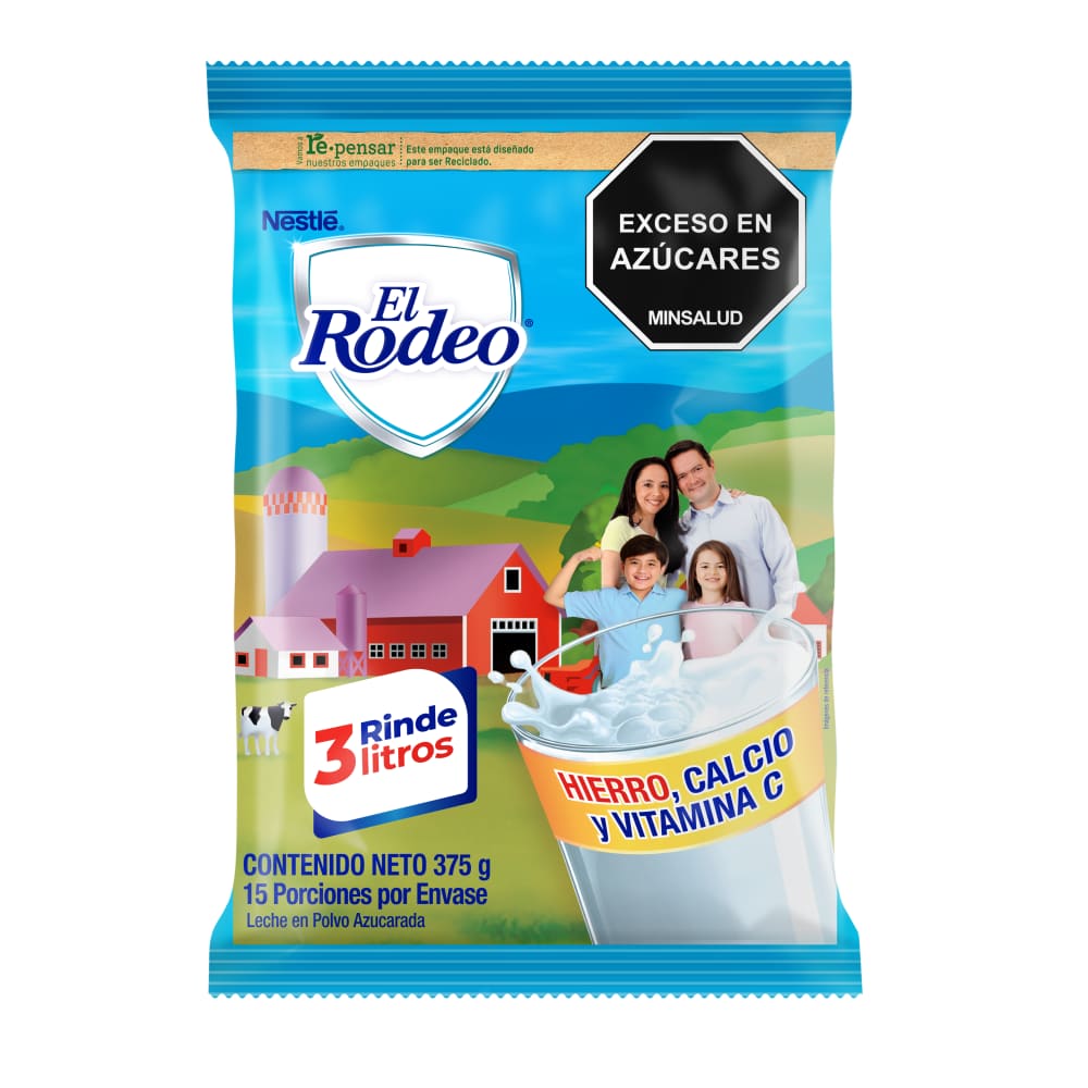 Aprovecha: Leche en polvo EL RODEO 375g de calidad - Olímpica